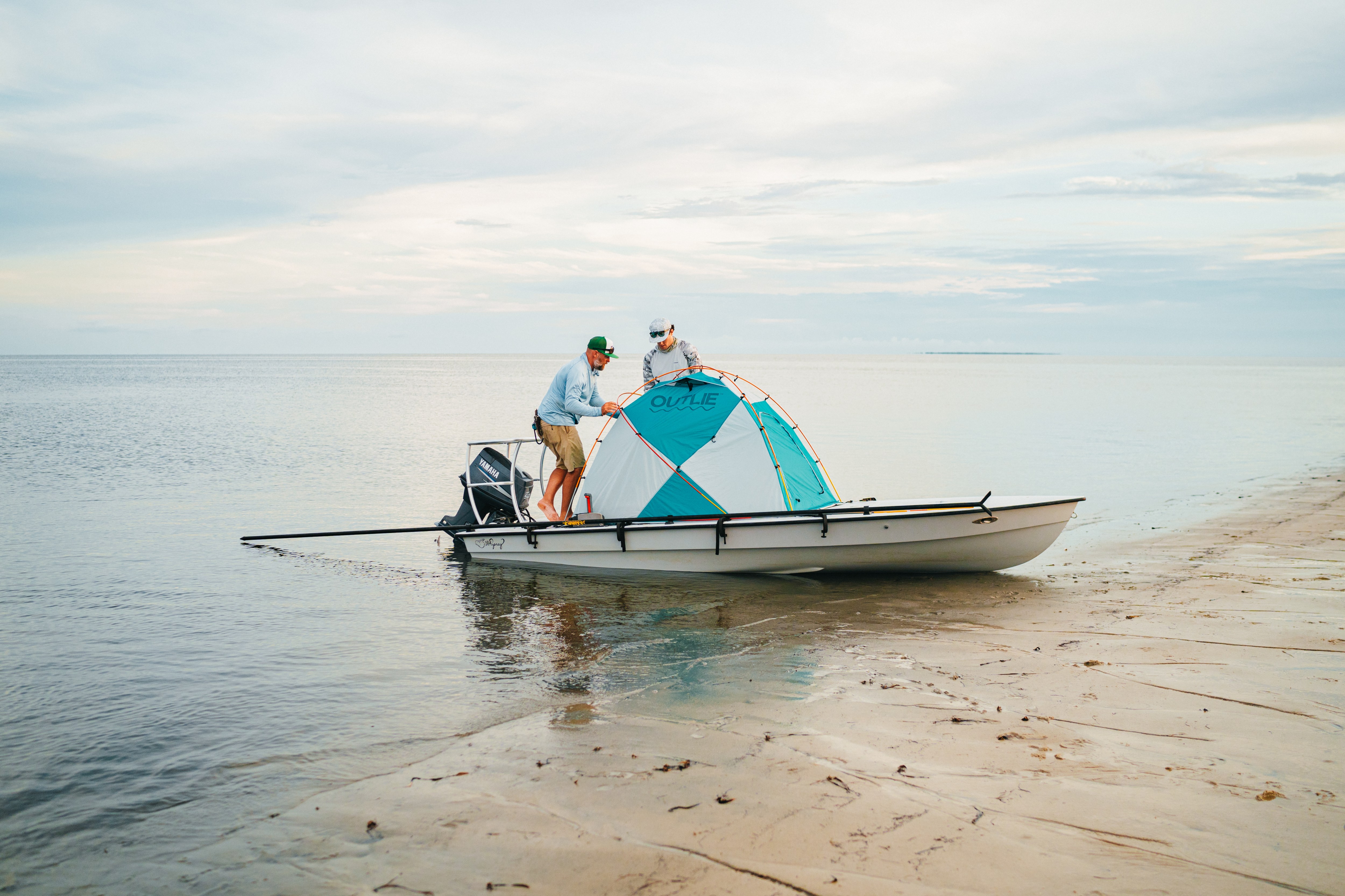 OUTLIE Launches The First Tent Designed For Your Flats Skiff - Flylords Mag
